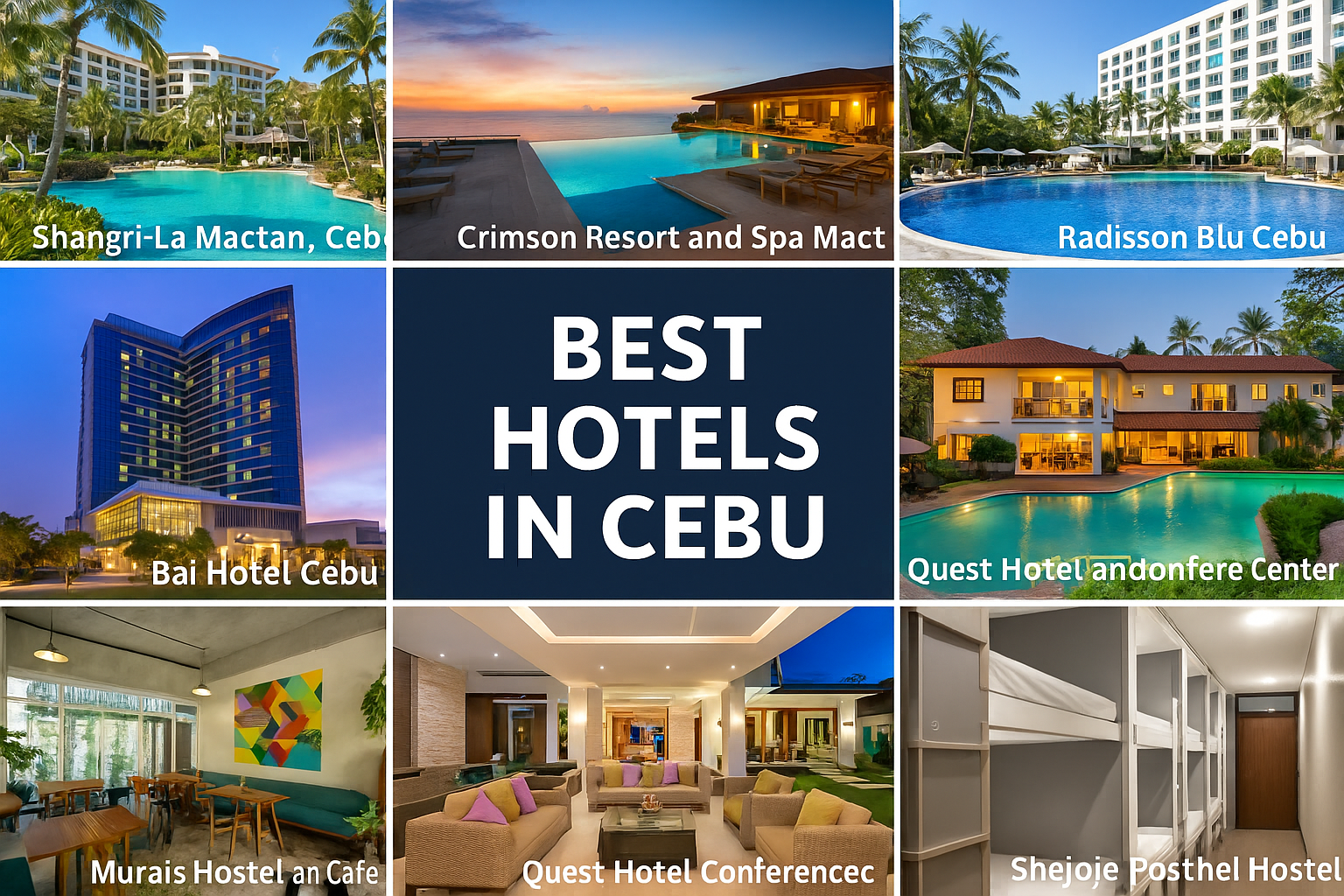 Cebu Best Hotels & hostels (2026): From luxury to budget ($50-200)